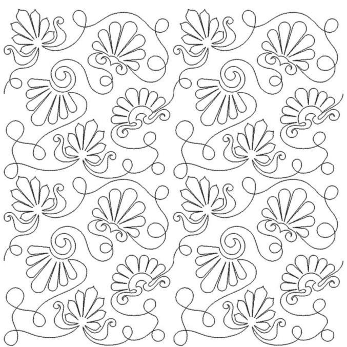 Scalloped Fans – Annex Quilting